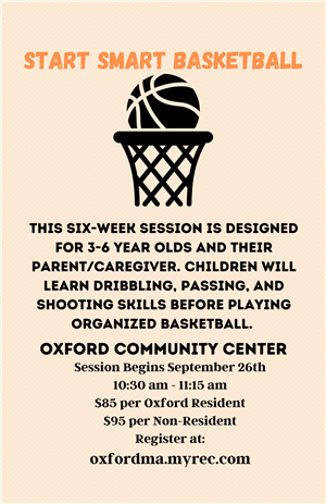 Oxford Community Center: START SMART BASKETBALL