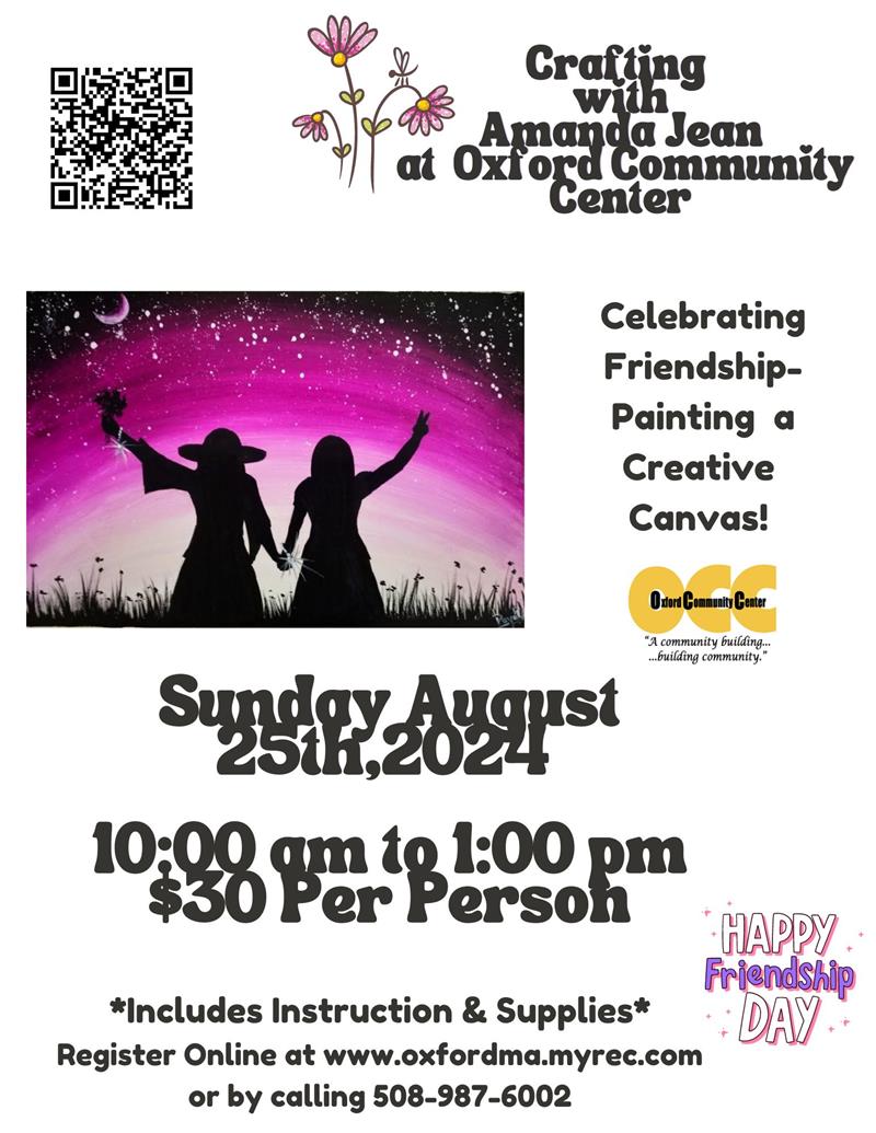 Oxford Community Center: Crafting with Amanda Jean at OCC